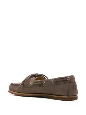 HENDERSON BARACCO Zelia Nubuck Loafers - Brown