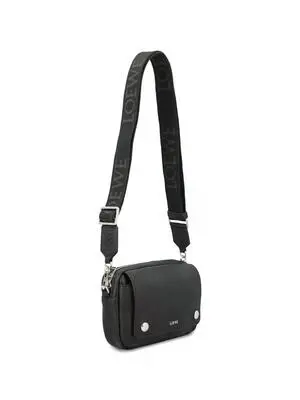 Loewe Logo-print Leather Shoulder Bag