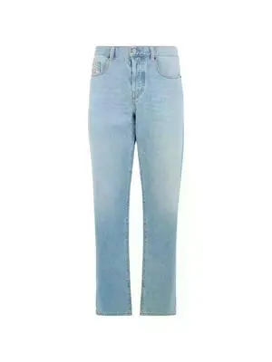 DIESEL® Washed Finish Straight-leg Jeans - Blue