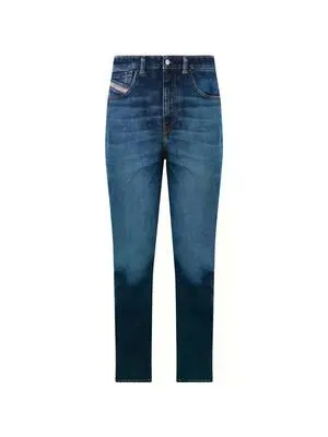 DIESEL® Washed Effect Slim Fit Jeans