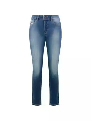 DIESEL® Faded Effect High-waisted Jeans