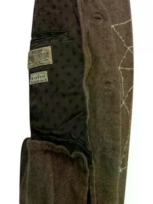 Kapital Embroidered Collarless Jacket