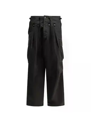 Kapital Cargo Pants With Button Detail