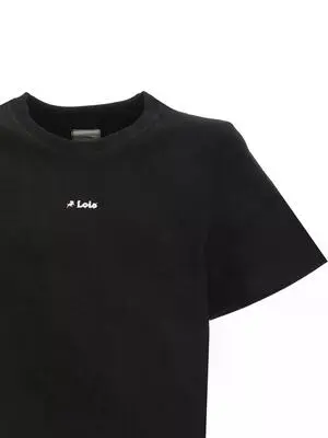 LOIS Logo Print Cropped T-shirt