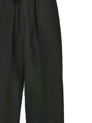 EMMA E GAIA Drawstring Wide-leg Trousers