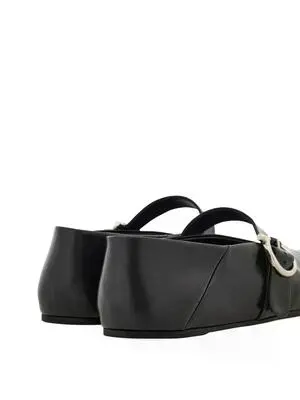 FERRAGAMO Gancini Strap Ballet Flats