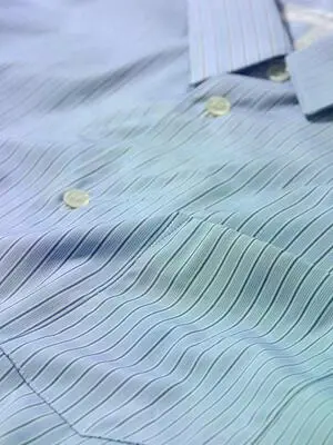 Comme Des Garçons Vertical-stripe Patch-pocket Shirt