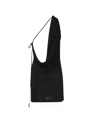 AMAZUIN Ravi Draped Cowl-neck Mini Dress