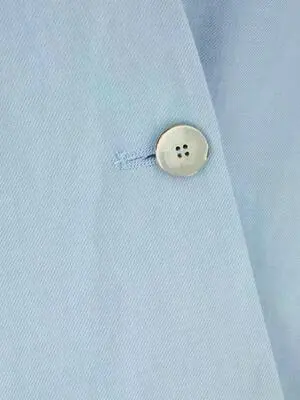 Antonelli Firenze Collarless Single-button Jacket - Blue