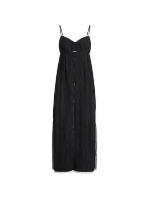 Simkhai V-neck Maxi Dress With Contrast Trim