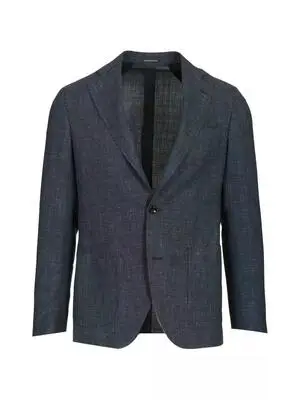 AL DUCA D’AOSTA 1902 Melange-effect Notched-lapel Blazer