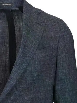 AL DUCA D’AOSTA 1902 Melange-effect Notched-lapel Blazer