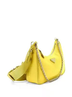Prada Re-edition 2005 Shoulder Bag Tessuto - Yellow