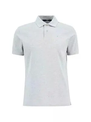 Barbour Tartan Pique Polo Shirt - Grey