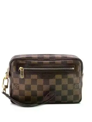 LOUIS VUITTON Damier Pochette Macao Clutch Bag