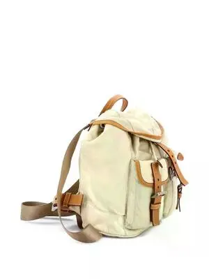 Prada Tessuto Double Front Pocket Backpack