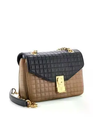 Celine Quilted Leather Medium Shoulder Bag