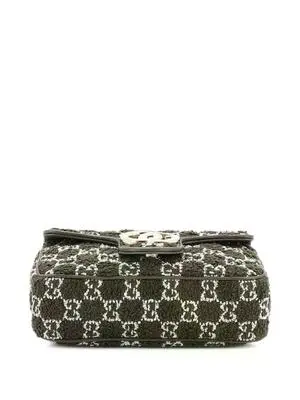 Gucci Gg Marmont Matelassé Boucle Tweed Mini Shoulder Bag