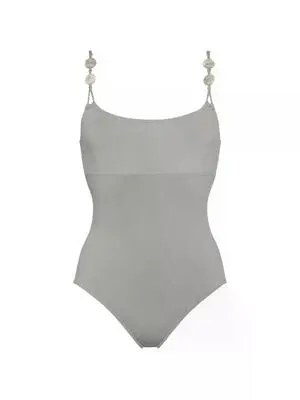 ERES Lynda Beaded-strap Swimsuit - Grey