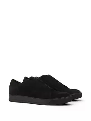 LANVIN Zip-detail Suede Sneakers