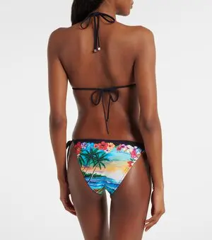 Dolce & Gabbana Floral Print Bikini Set