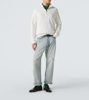 Polo Ralph Lauren Cotton Half-zip Sweater - White