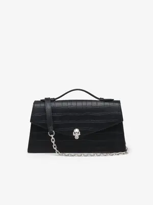 Alexander McQueen MCQUEEN Skull Top Handle Bag Black