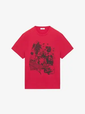 Alexander McQueen Fanzine Print T-shirt