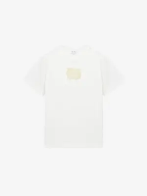 Alexander McQueen Embroidered Logo Patch T-shirt - Ivory