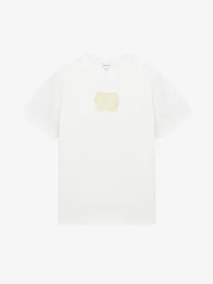Alexander McQueen Embroidered Logo Patch T-shirt - Ivory