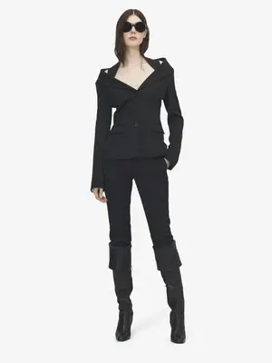 Alexander McQueen Off-the-shoulder Harness Jacket