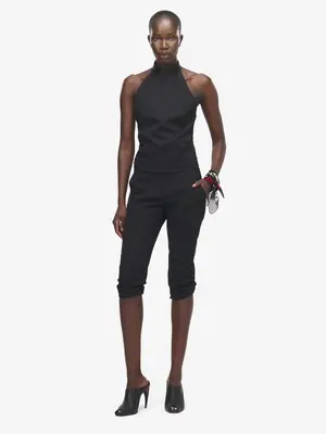 Alexander McQueen Sleeveless High Neck Top