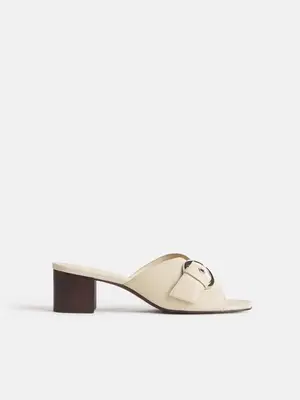 REFORMATION Sable Heeled Sandal - Ivory