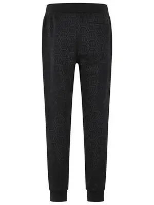 Philipp Plein Paisley Cotton Blend Pants
