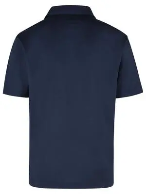Zegna Polo Shirt In Cotton - Blue
