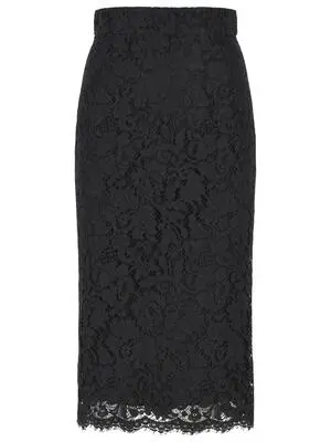 Dolce & Gabbana Lace Skirt - Black