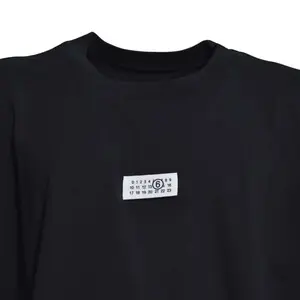 MAISON MARGIELA Black Cotton T-shirt