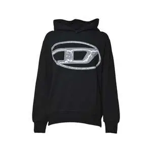 DIESEL® Hooded Pullover With Graphic Detail