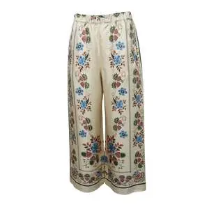 Max Mara Printed Palazzo Trousers
