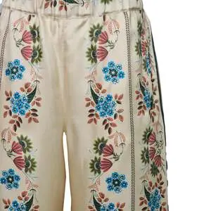 Max Mara Printed Palazzo Trousers