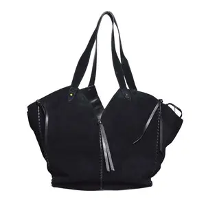 Isabel Marant Étoile Black Suede Tote Bag