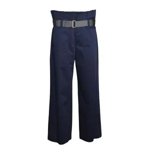 Seafarer High-waisted Belted Trousers