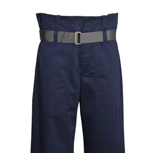 Seafarer High-waisted Belted Trousers