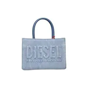 DIESEL® Logo Top Handle Bag - Denim