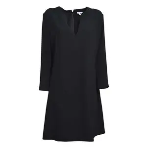 Aspesi Long Sleeve V-neck Dress
