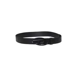 DIESEL® Logo Buckle Belt - Nero