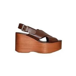 Women's Brown Platform Sandals