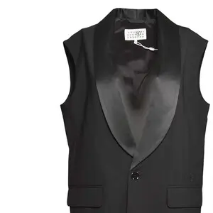 MAISON MARGIELA Sleeveless Shawl Lapel Blazer