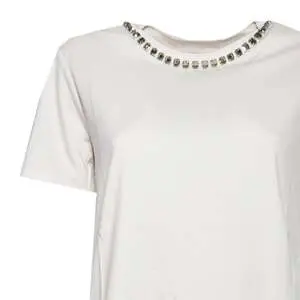 Max Mara Embellished T-shirt - Beige