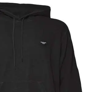 Carhartt Work In Progress Pullover Hoodie With Drawstring And Pocket - Nero